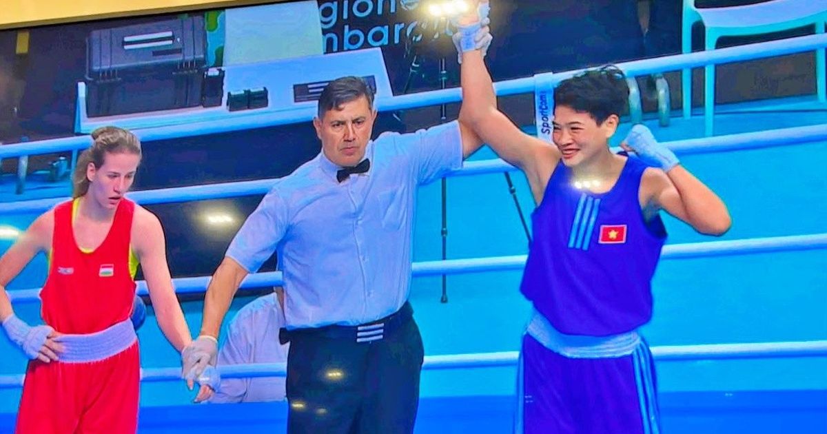 Vòng loại thứ nhất môn Boxing Olympic 2024: Võ sĩ Kim Ánh xuất sắc vào ...