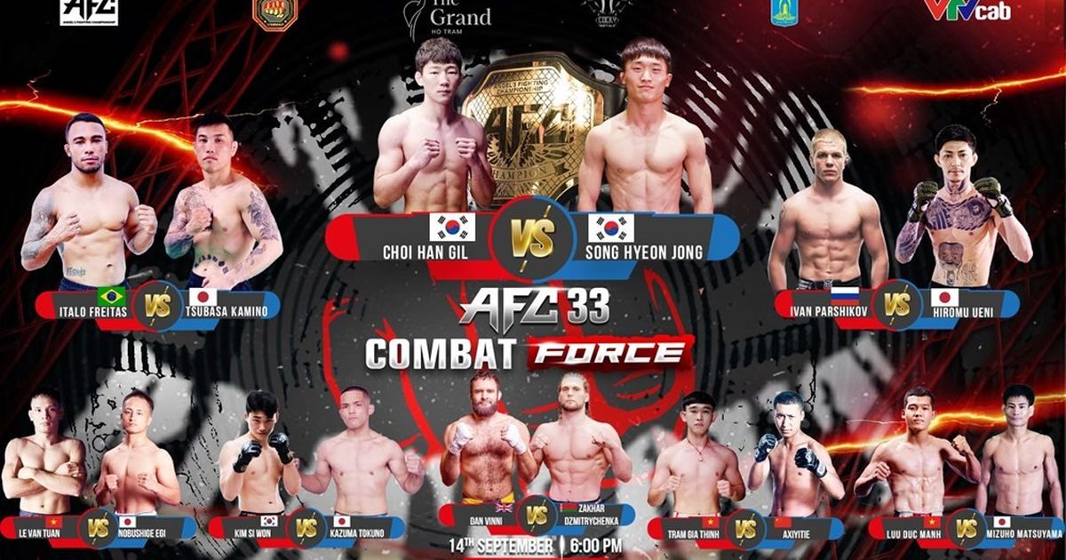 Sự kiện MMA AFC 33 quay trở lại Việt Nam